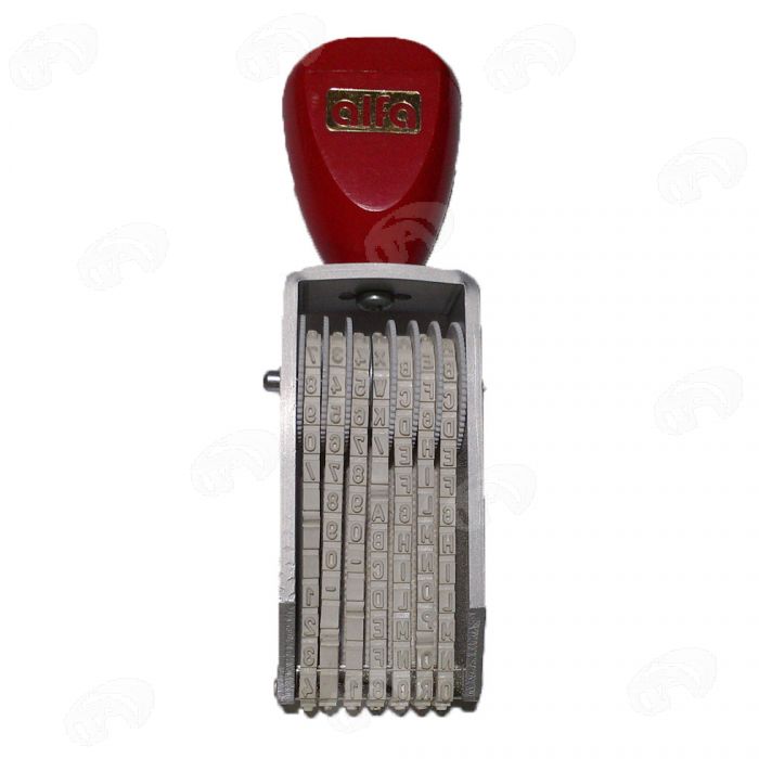 Numeratore con Alfabeto – Timbro Art