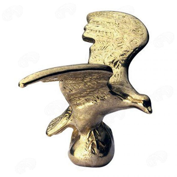 Terminale in metallo dorato per asta bandiere Emblema Aquila – Timbro Art