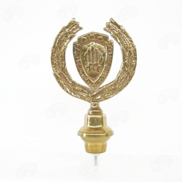 Terminale in metallo dorato per asta bandiere Emblema Invalidi di ...
